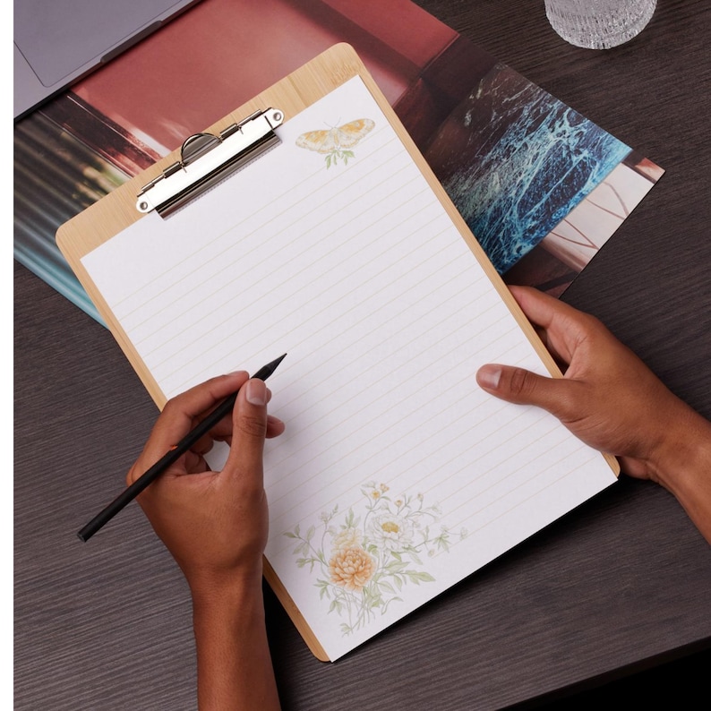 JW Letter Writing Paper Stationary - Printable, A4 Lined and Unlined ...