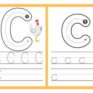 ABC Alphabet Practice - Etsy