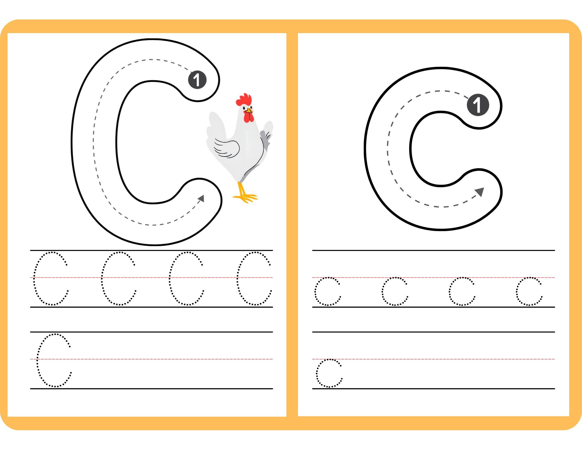 ABC Alphabet Practice - Etsy