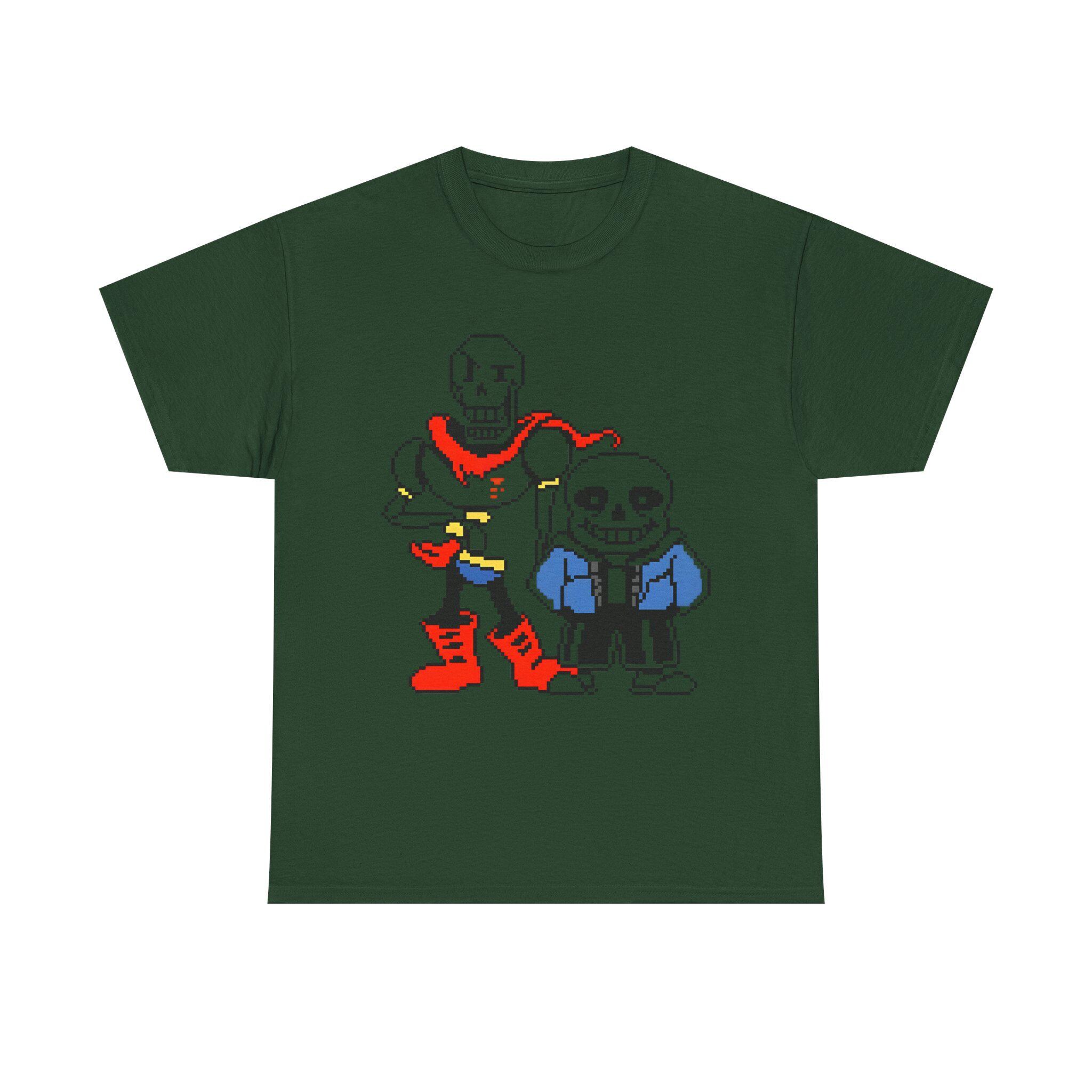 Unisex Undertale T-shirt, Napstablook, Sans & Papyrus Inspired Gaming ...