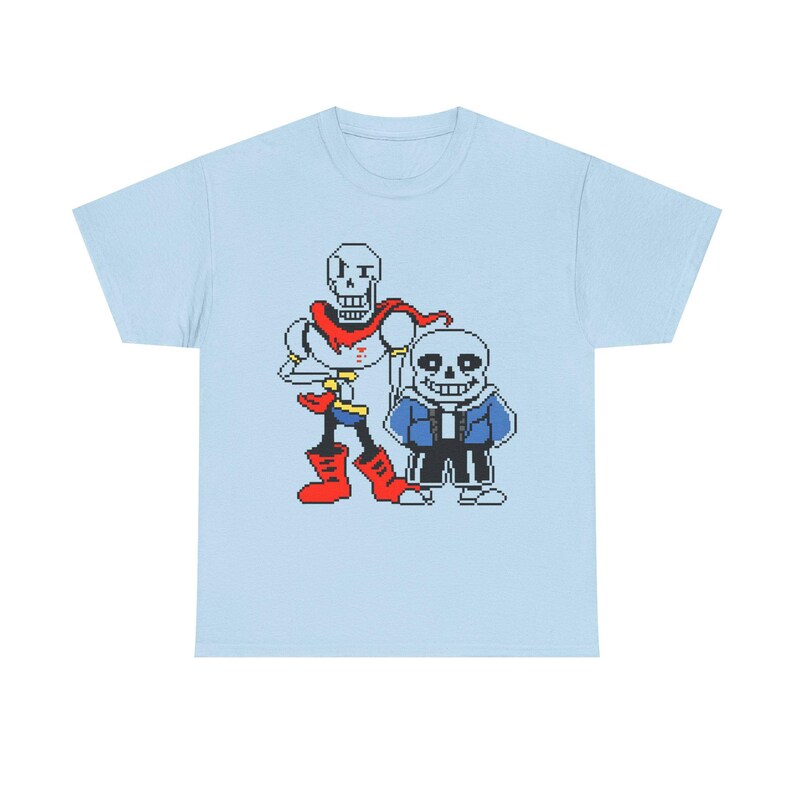 Unisex Undertale T-shirt, Napstablook, Sans & Papyrus Inspired Gaming ...
