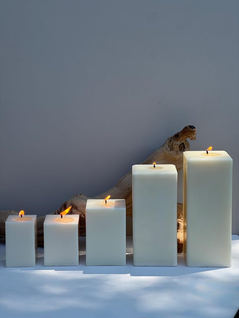 Extra Large Square Pillar Personalized Homemade Unique Candles ...