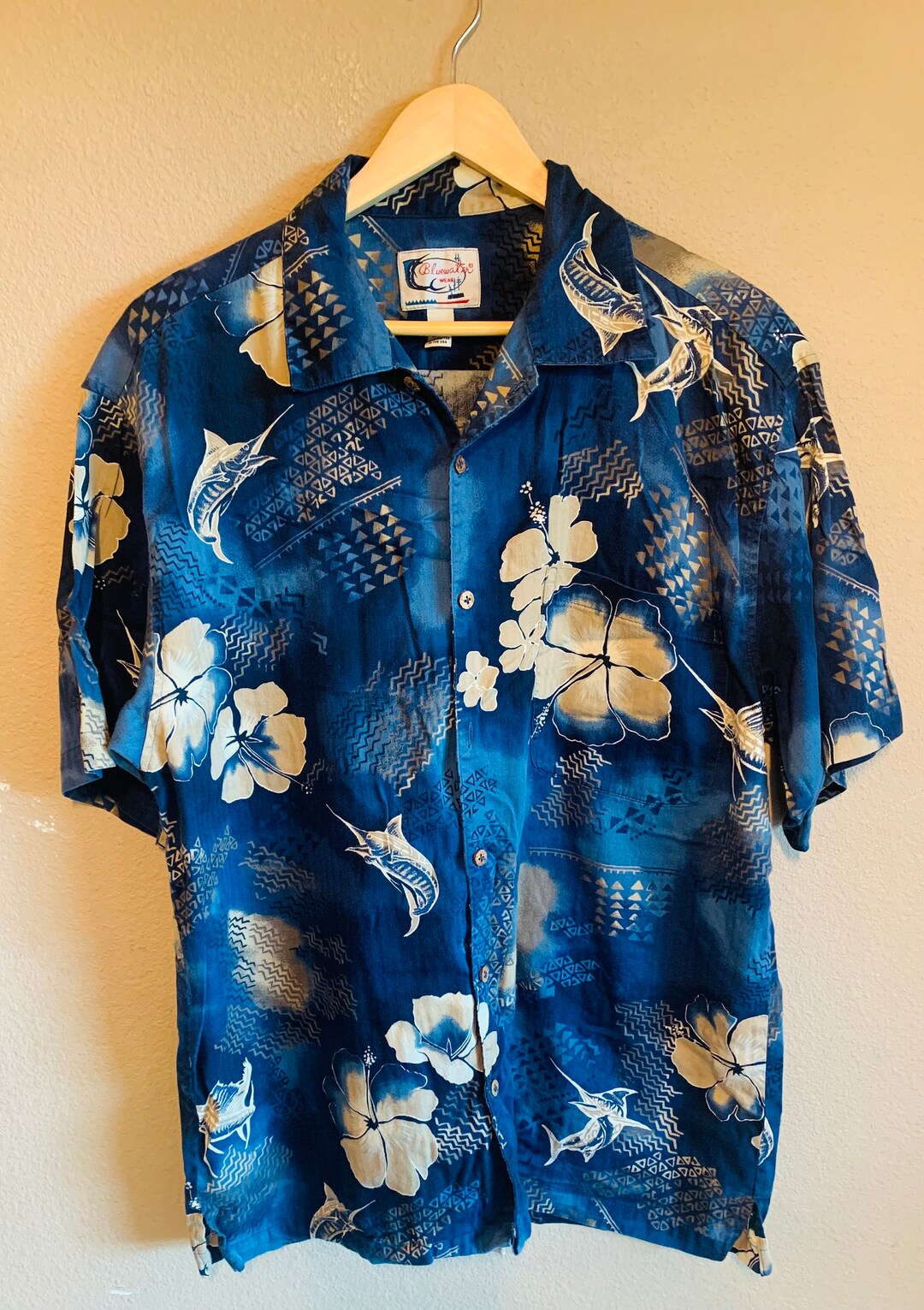 Vintage Bluewater Wear Button Shirt - Etsy
