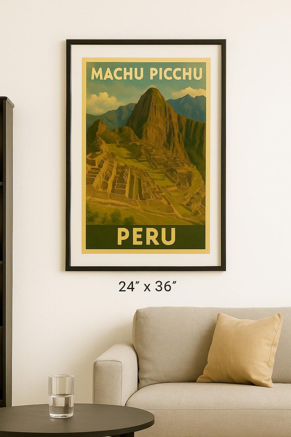 Machu Picchu Printable Poster – Vintage Peru Wall Art | Digital ...