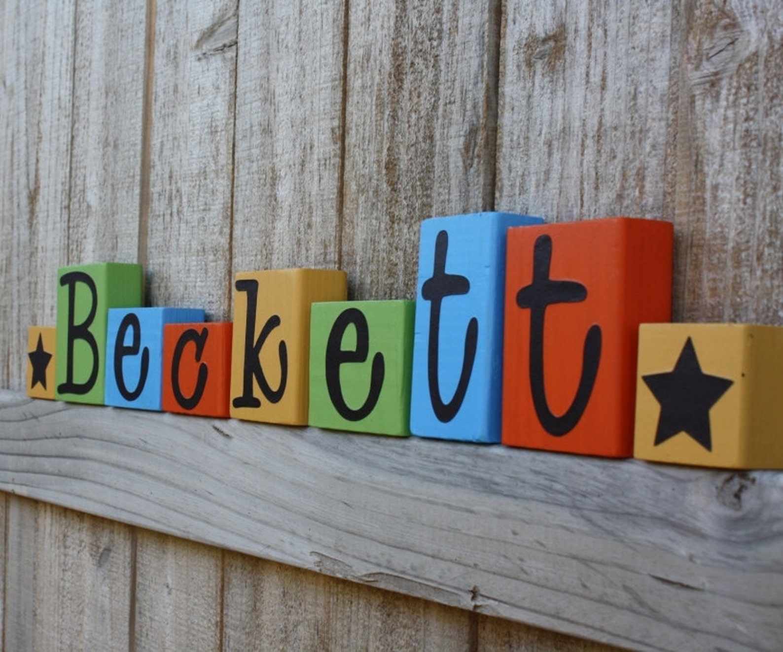 CUSTOM LETTER BLOCKS Personalized Name Bedroom Boy | Etsy