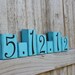 CUSTOM DATE BLOCKS Letter Personalized Wedding Anniversary - Etsy