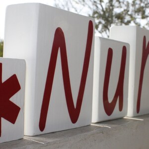 PERSONALIZED NURSE BLOCKS - Custom Sign - Nursing School Grad ...