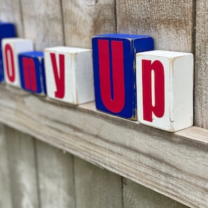 CUSTOM BLOCKS Pony up SMU Texas School Letters College Football ...
