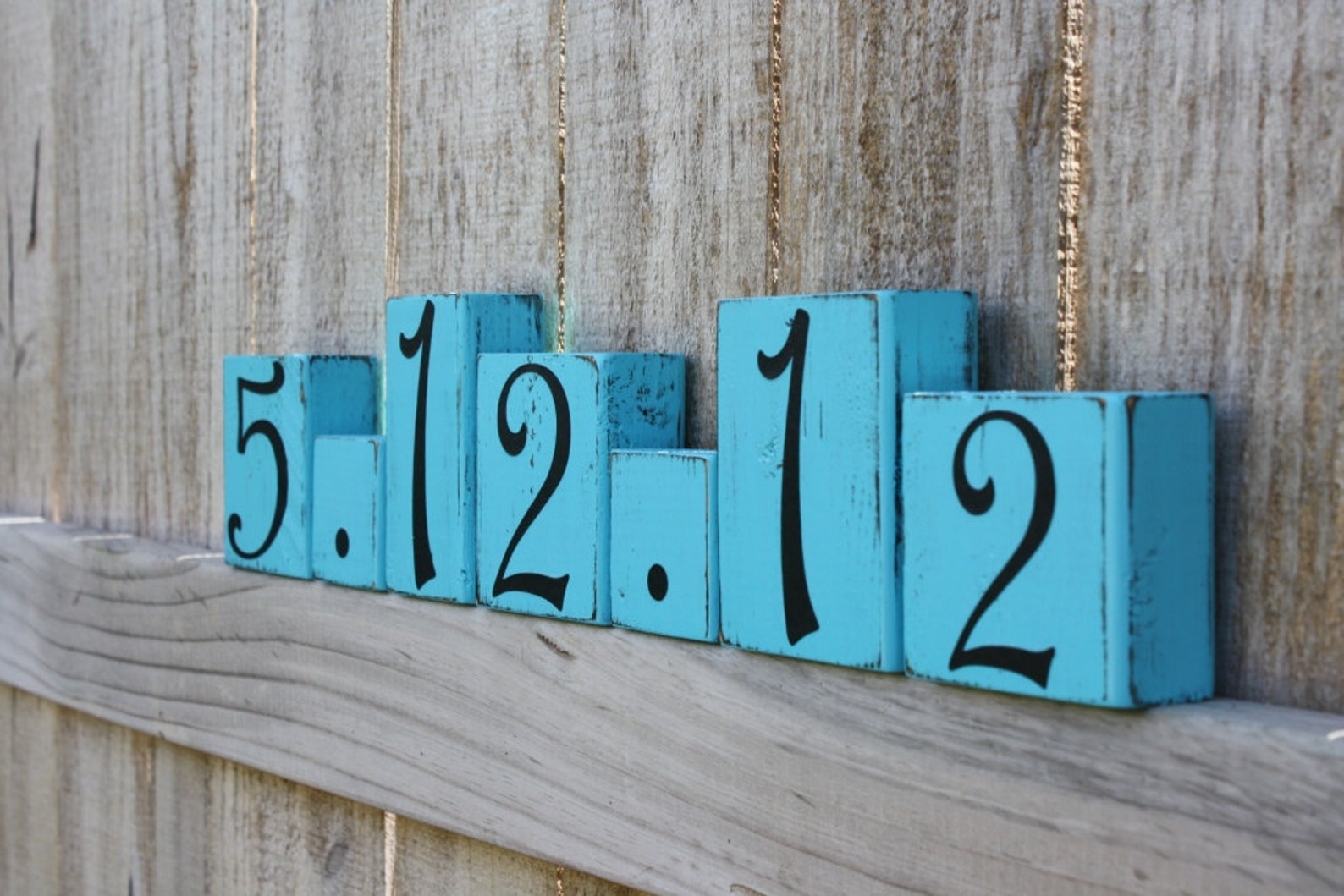 CUSTOM DATE BLOCKS Letter Personalized Wedding Anniversary - Etsy