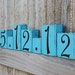 CUSTOM DATE BLOCKS Letter Personalized Wedding Anniversary - Etsy