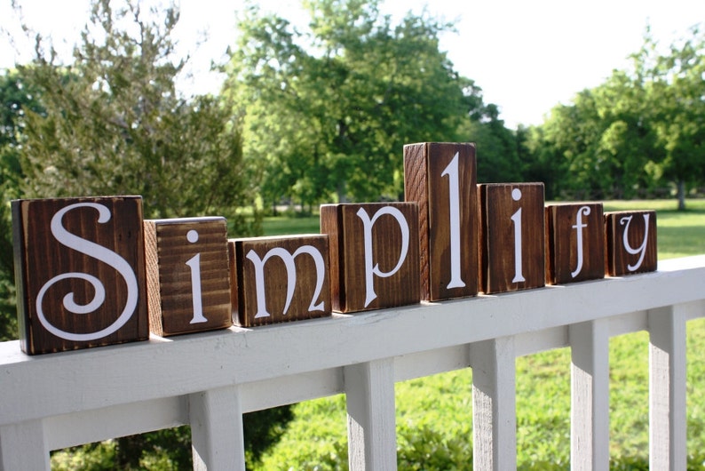 CUSTOM PERSONALIZED BLOCKS Letters Initials Name - Etsy