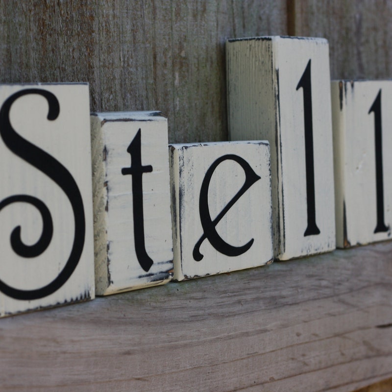 Shabby Chic Letters - Etsy