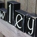 CUSTOM PERSONALIZED BLOCKS - Letters Initials Name - House Warming ...
