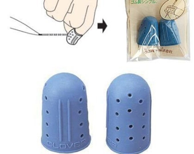 Rubber Thimbles Japan Clover/ Soft Rubber Thimbles 1pkg (2 Pcs)/ Clover ...