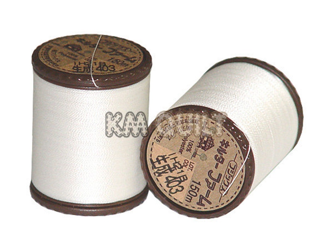 Hand Quilt Thread/ Japan Fujix Quilter Farm Thread No.403, White 150m ...