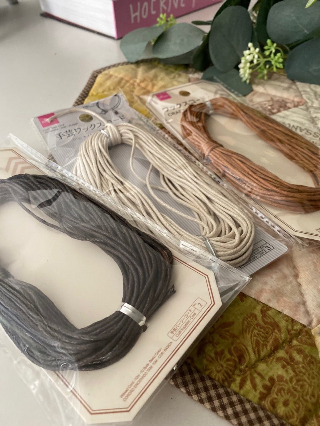 10Y Craft Cord Strings From DAISO JAPAN/ for Handicrafts, Wrapping and ...