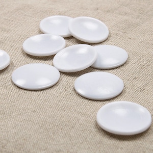 Buttons 10pcs Plastic Buttons for Making Covered Button/ Wrap Button ...