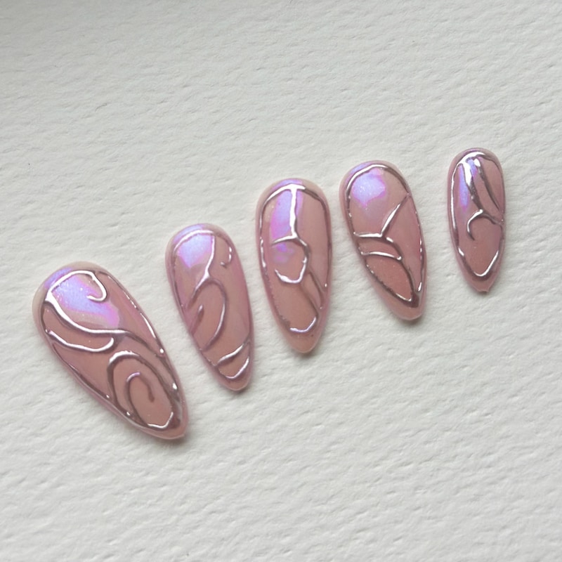 Custom Kpop Demon Hunters Nails - Etsy