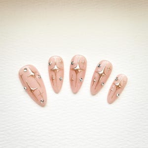 Kpop Demon Hunter Inspired Rumi’s Golden Nails\kdh Huntrix Cosplay ...