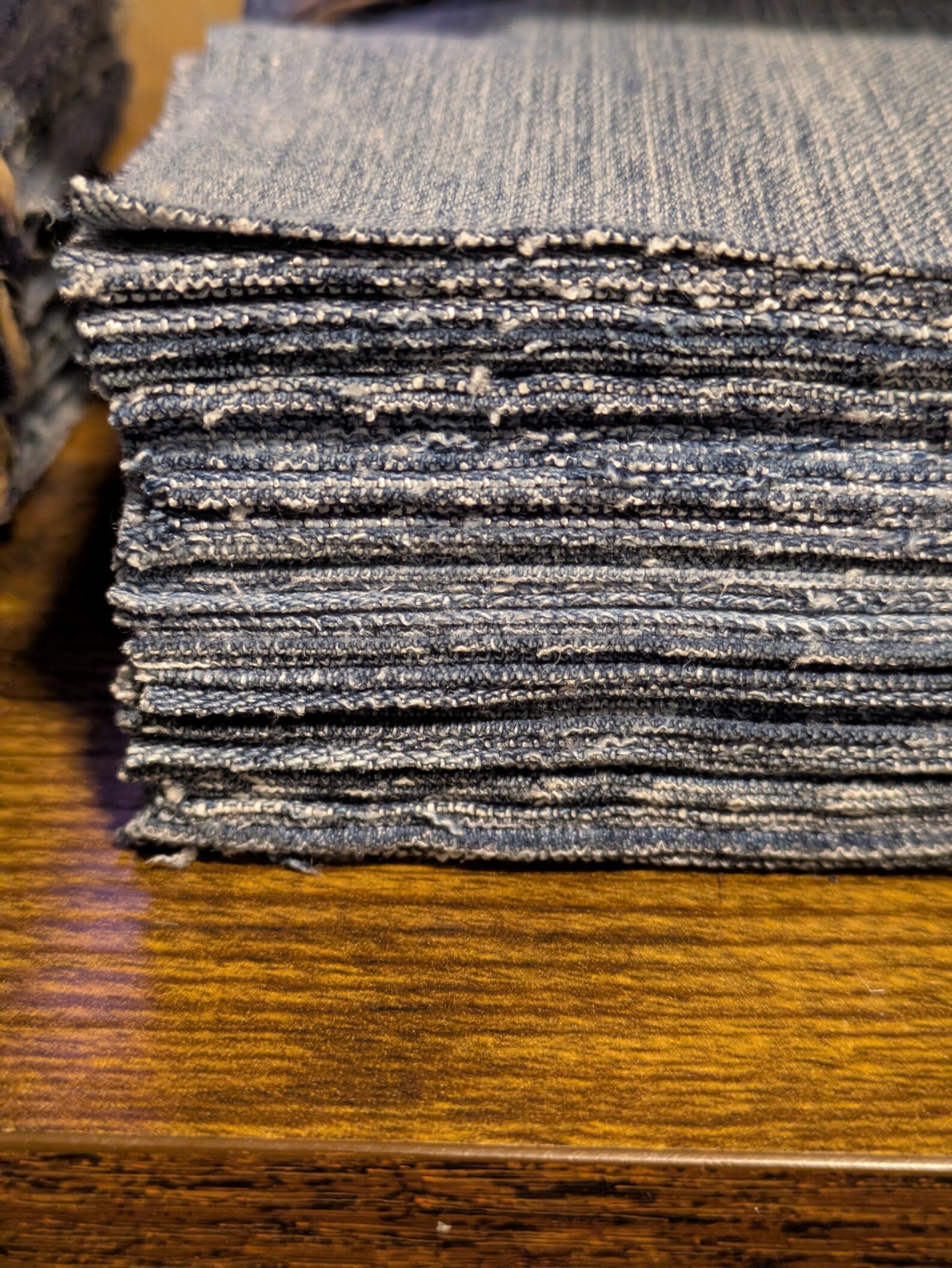 Precut Denim Fabric Squares - Denim Quilting Squares, Denim Patches ...