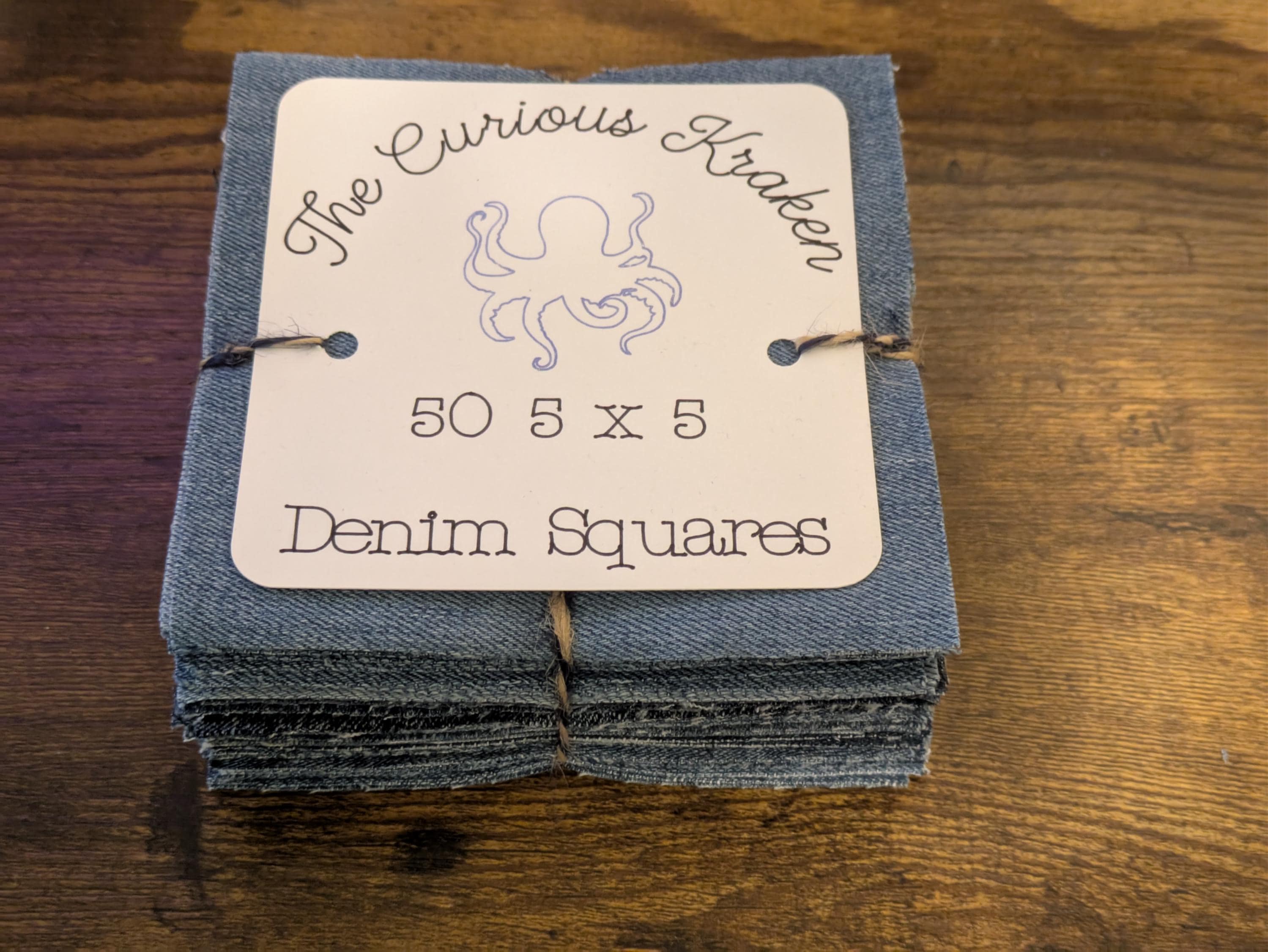 Precut Denim Fabric Squares - Denim Quilting Squares, Denim Patches ...