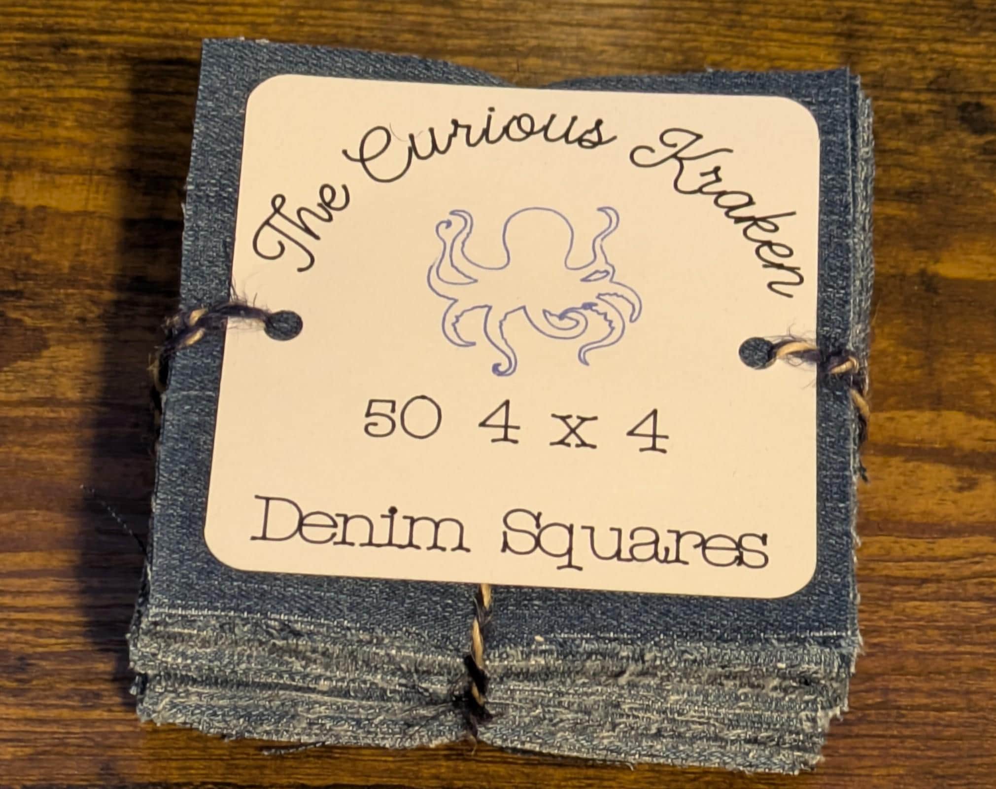 Precut Denim Fabric Squares - Denim Quilting Squares, Denim Patches ...