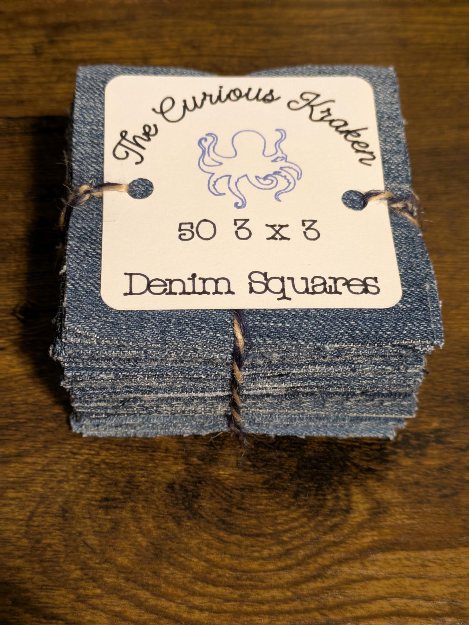 Precut Denim Fabric Squares - Denim Quilting Squares, Denim Patches ...