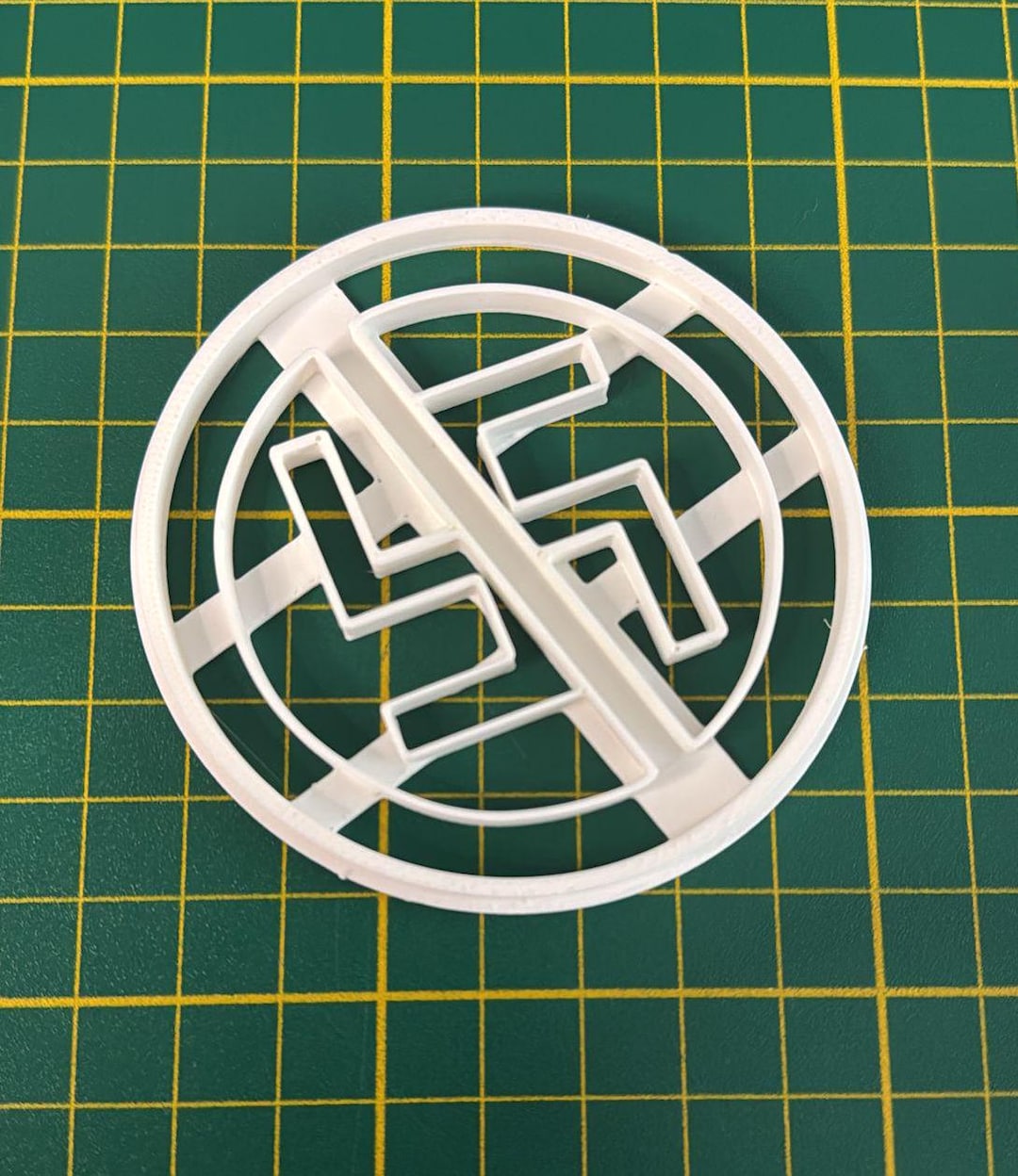Crossed-out Swastika Cookie Cutter – 3D Printed | PLA | Symbol Against ...