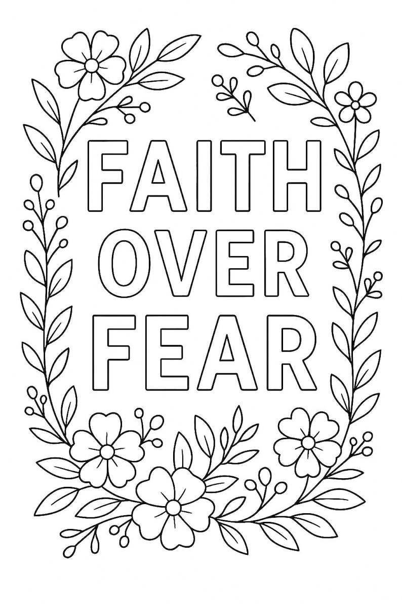 Faith Coloring Pages | 4 Printable Bible Verse Coloring Sheets ...