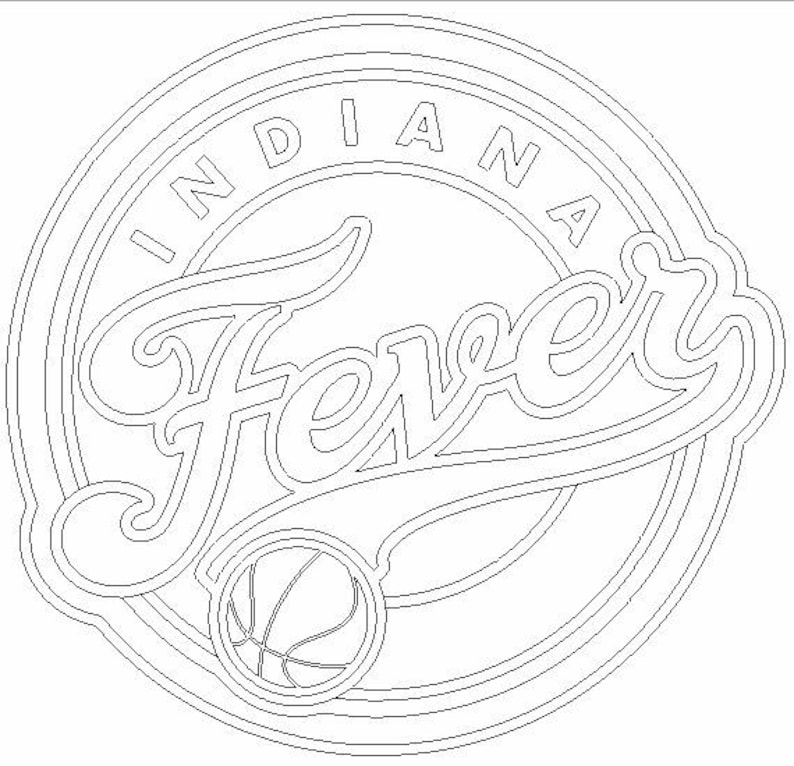 Indiana Fever SVG File for Cricut. - Etsy