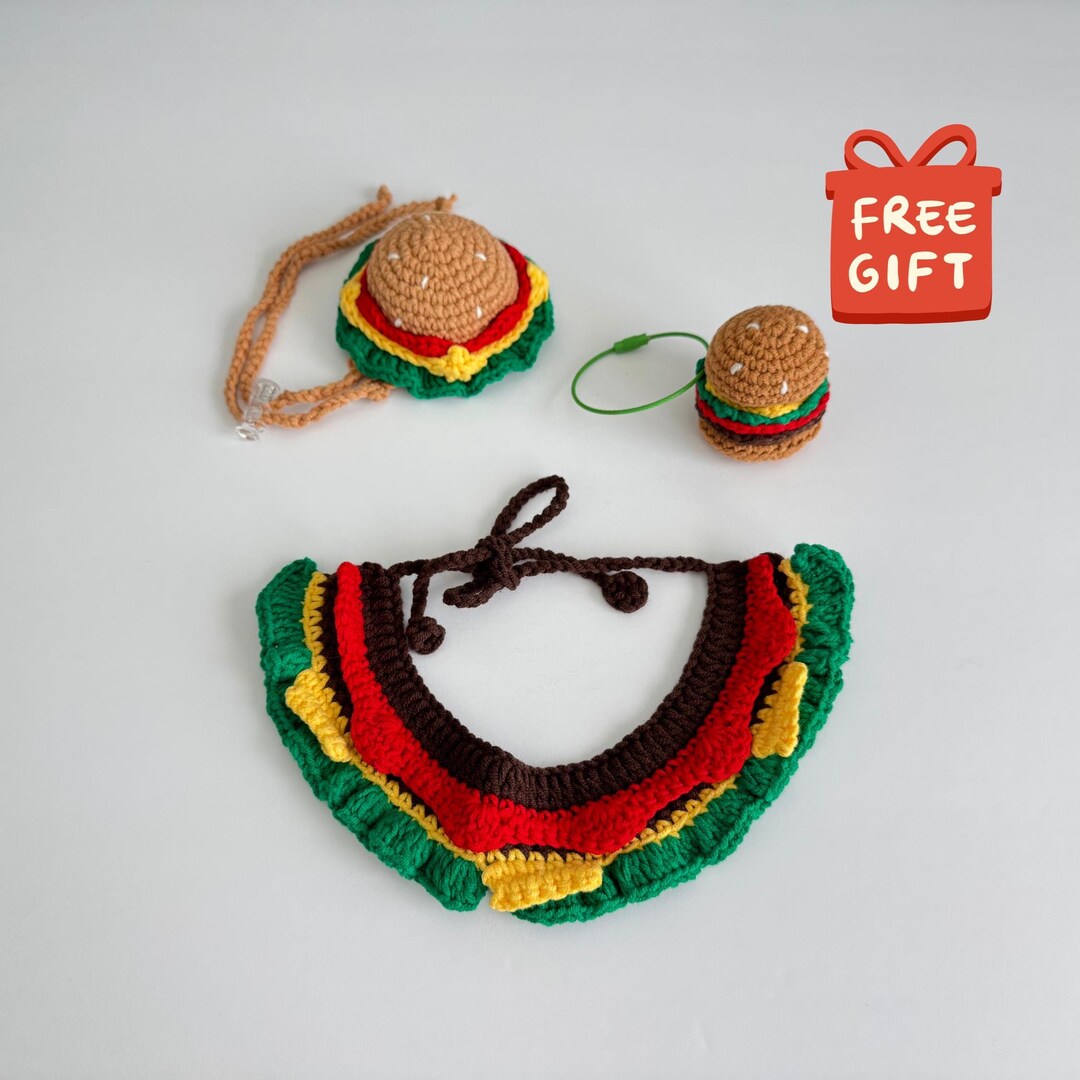 Holiday Cat Gift Set – Handmade Collar & Hat With Free Bag Charm - Etsy
