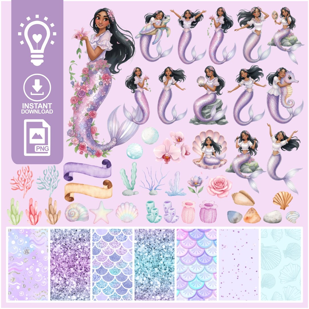 Digital Kit Inspired by Isabela Madrigal Mermaid, Isabela Madrigal ...