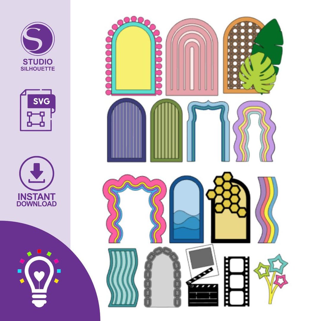 Backdrop, Topper, 3D Topper, Templates, Shaker Arch, Cake Topper ...