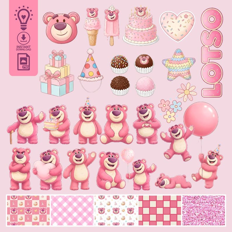 Lotso Clipart, Lotso Bear, Kids Digital Lotso, Lotso Digital Art, Png ...