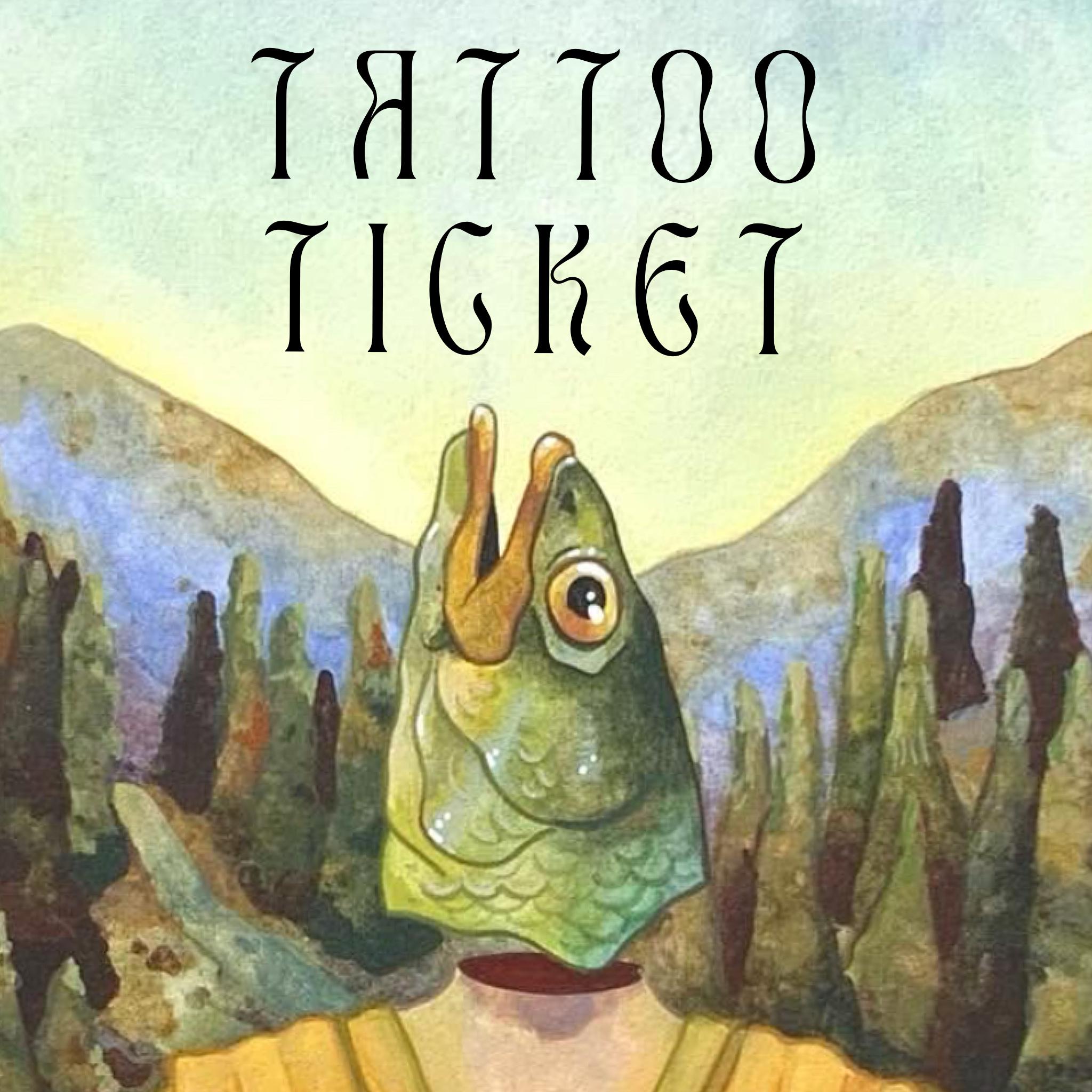 LARGE Tattoo Ticket - Tattoo Pass - Tattoo Permission - DIGITAL ...