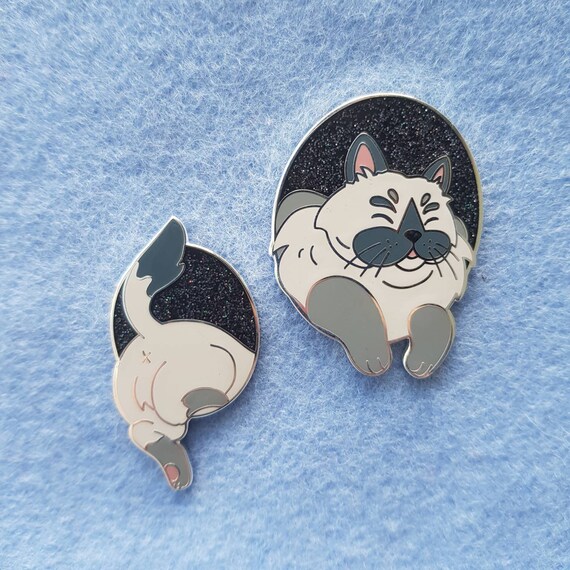 Portal Cats Enamel Pin Set or Single Enamel Pin Cat Lapel - Etsy