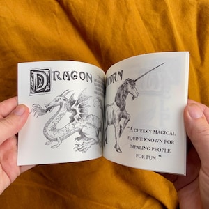 Medieval Monsters Zine Art Book - Gaming, Fantasy, Funny Gifts - Etsy ...