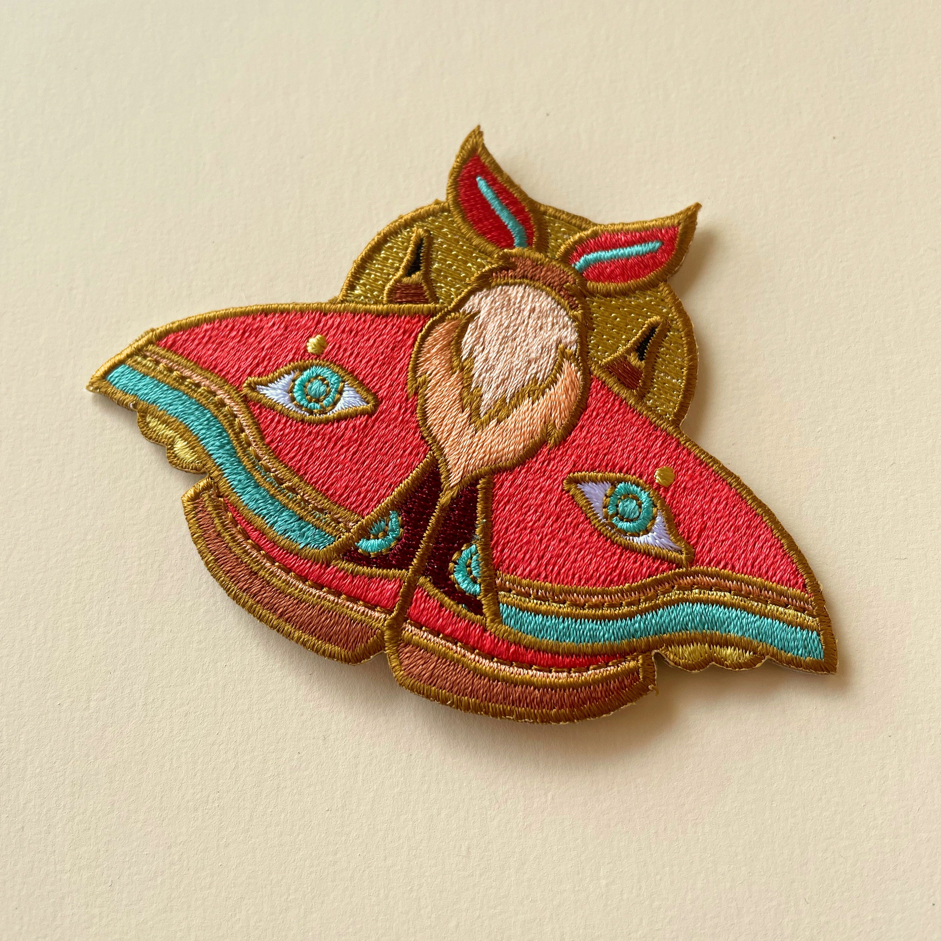 Autumn Moth Patch, Iron on Patches for Jackets and Backpacks, Grunge ...