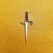 Dagger Hard Enamel Pin Art Nouveau, Sword Pin, Pins, Lapel Pin, Hat Pin ...