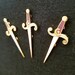 Dagger Hard Enamel Pin Art Nouveau, Sword Pin, Pins, Lapel Pin, Hat Pin ...