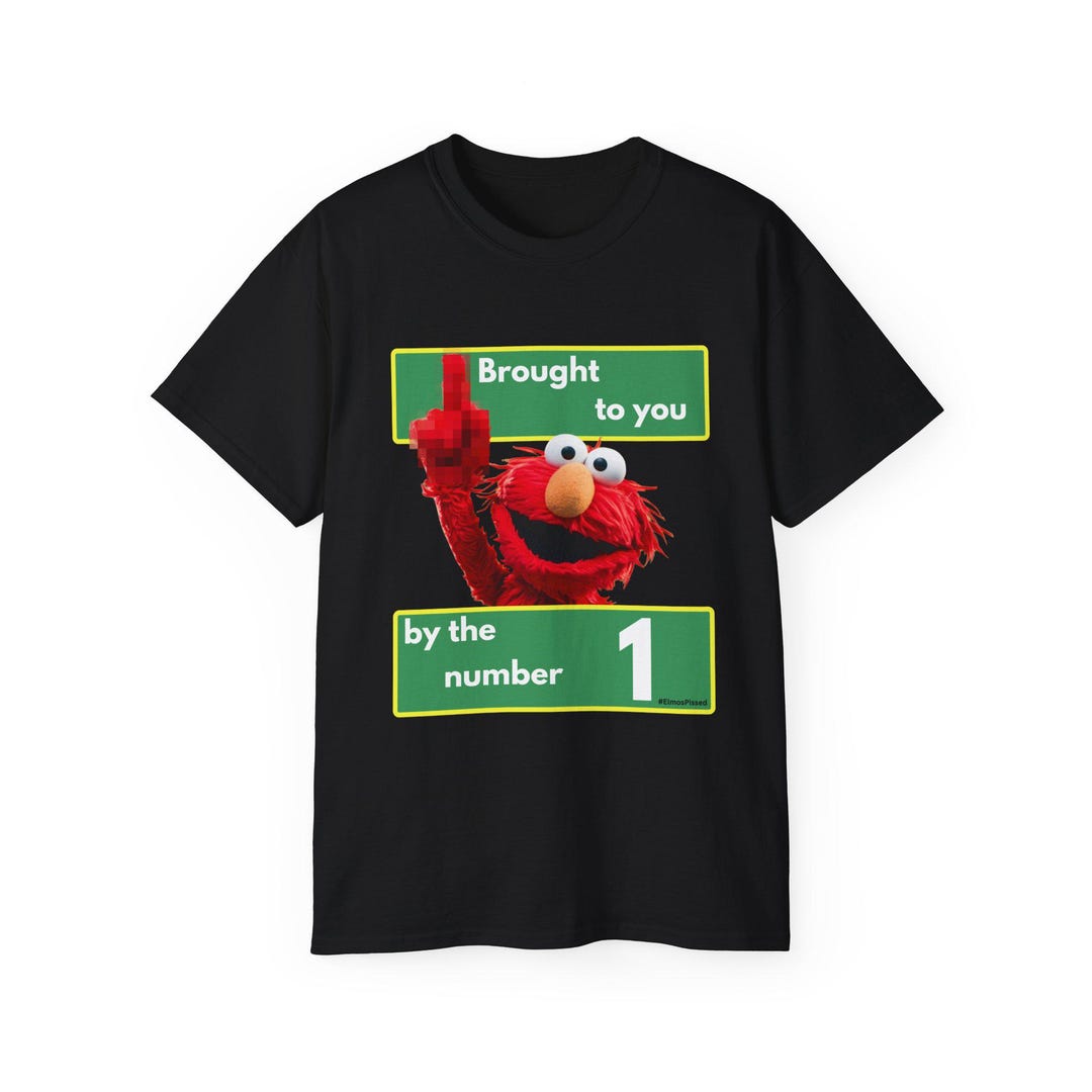 Pixelated Elmo Trump Diss Track Elmos Pissed Unisex Tee, Stephen ...