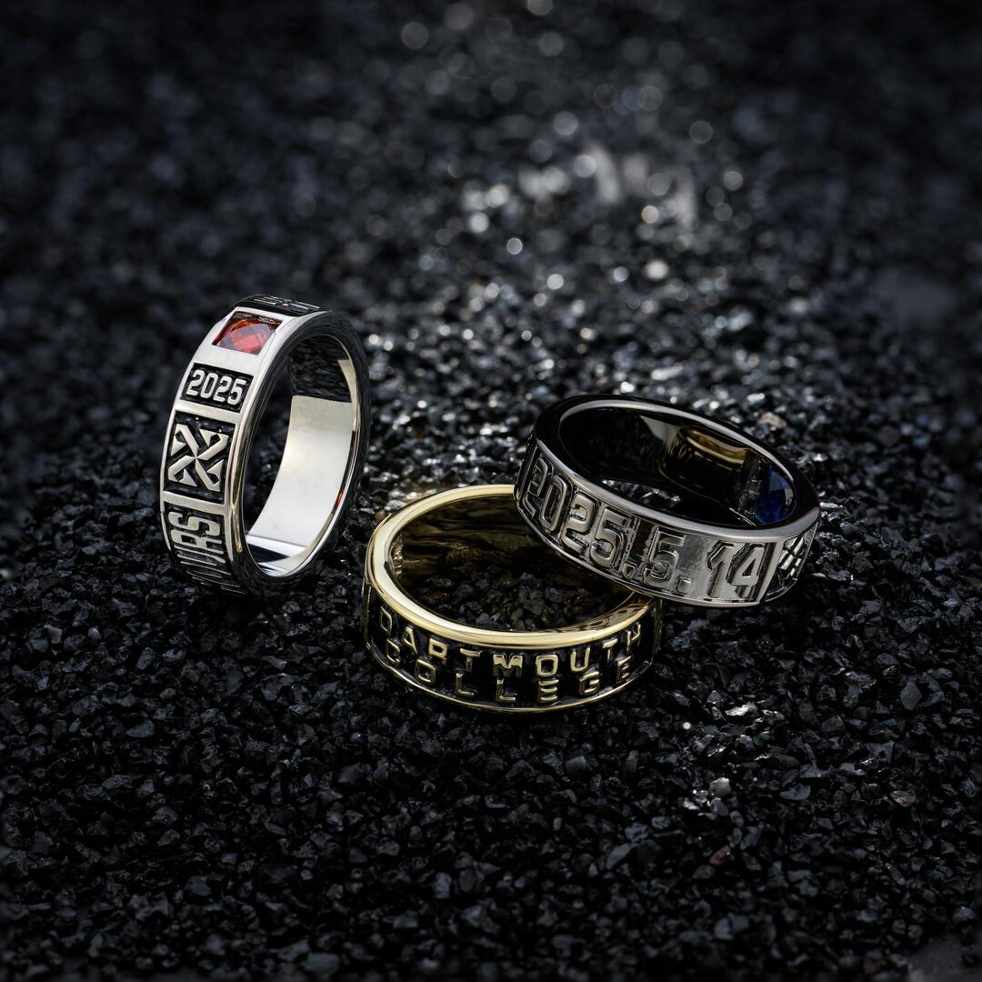 Personalized graduation Ring,custom Class Ring Band,college Jewelry ...