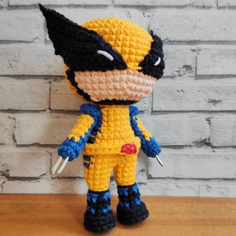 Wolverine - PDF Crochet Pattern Amigurumi (ENGLISH ONLY) - Etsy