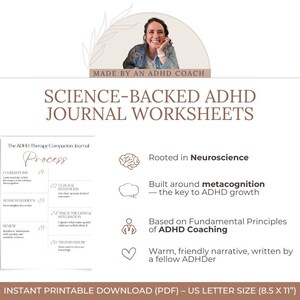 ADHD Therapy Companion Journal | Track Therapy Notes | Therapy Aid ...