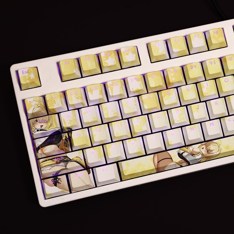 Nikke the Goddess of Victory Keycaps Set – 108 PBT Backlit Anime Gaming ...