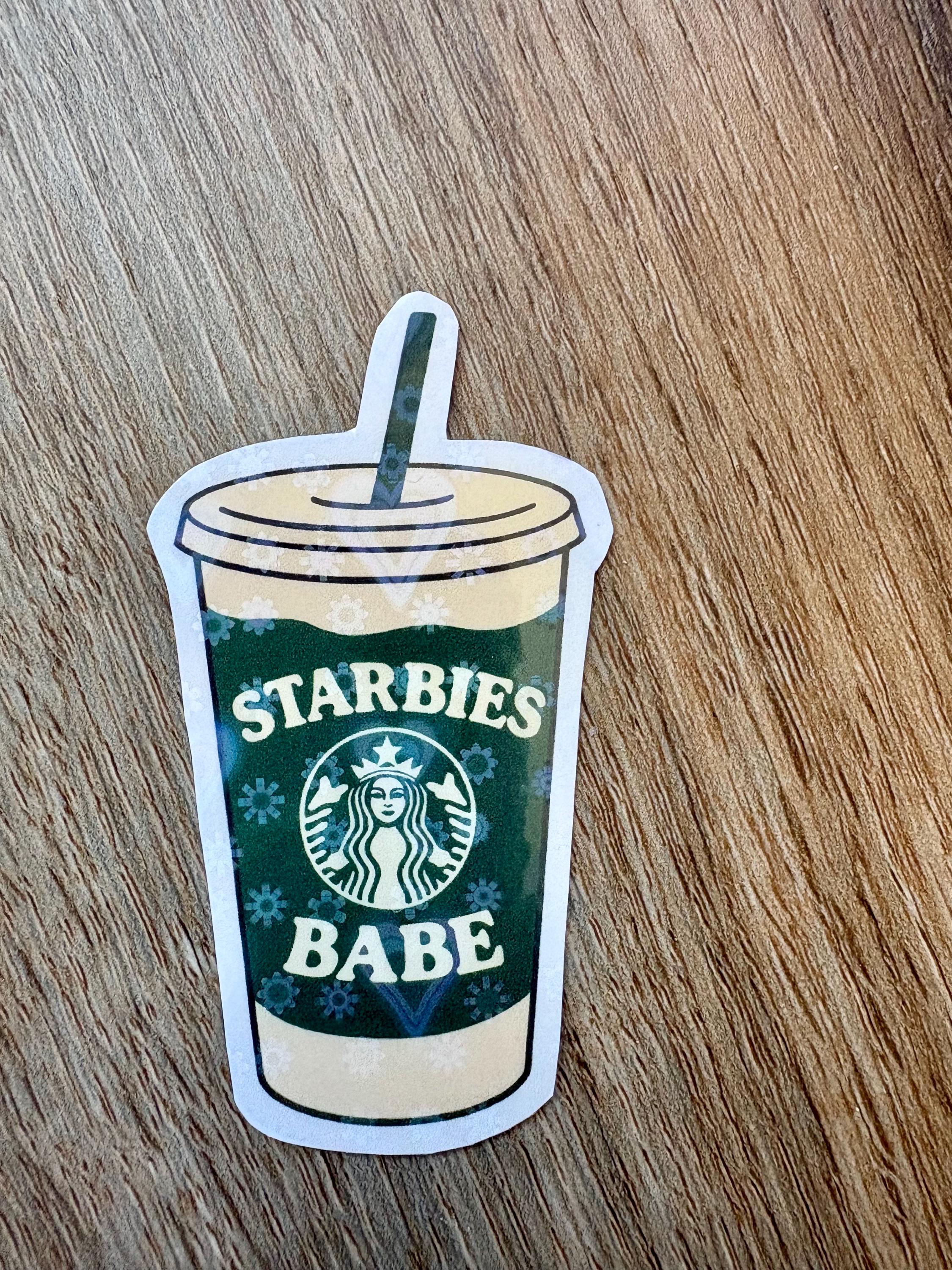 Starbies Green Babe Sticker - Etsy