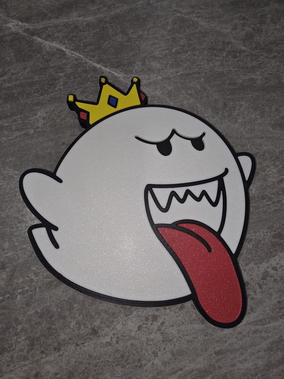 3D Printed King Boo Ghost Hanging Wall Decor - Etsy