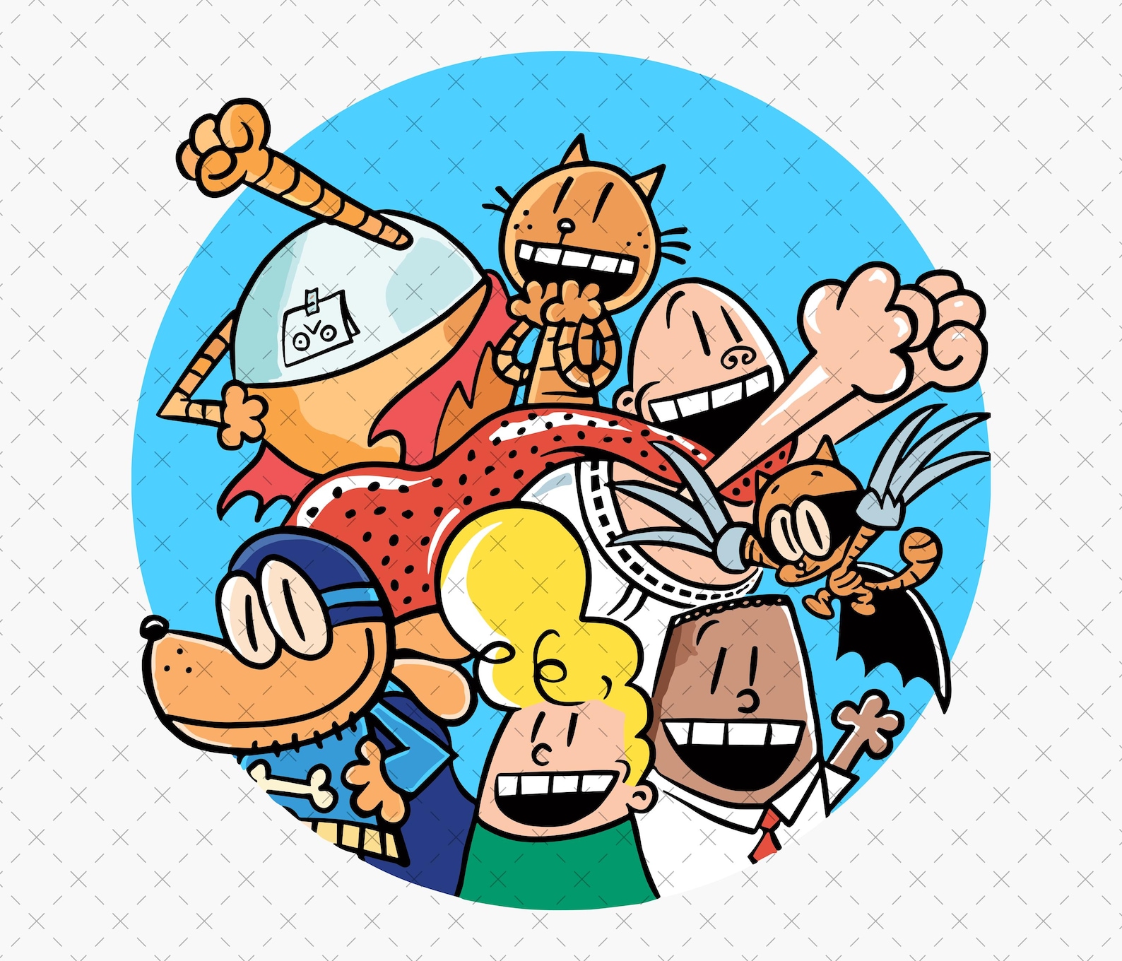 Dogman PNG SVG, Comic, Captain Underpants, Dogman, Petey, Li'l Petey ...