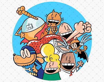 Dogman PNG SVG, Comic, Captain Underpants, Dogman, Petey, Li'l Petey ...