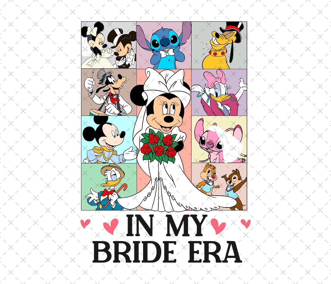 Minnie Bride Png, Just Married Png, Mini Mouse Bride Shirt, Mickey ...